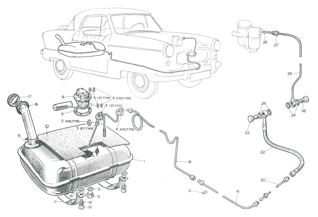 Nash Metropolitan Fuel System Parts | Metropolitan Pit Stop