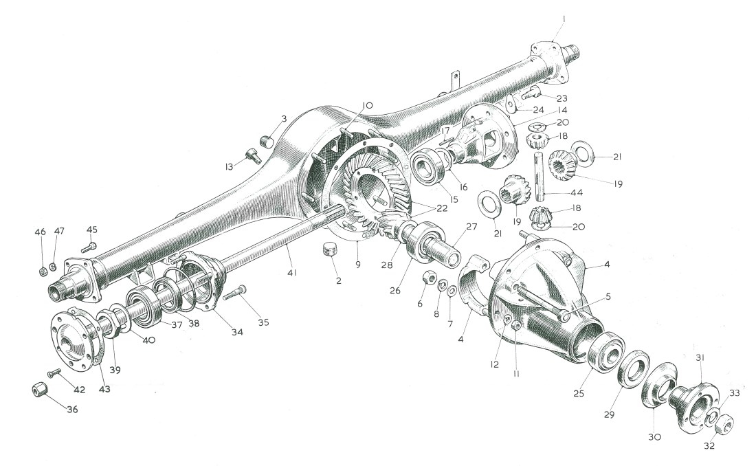 Nash Metropolitan Rear Axle Parts | Metropolitan Pit Stop