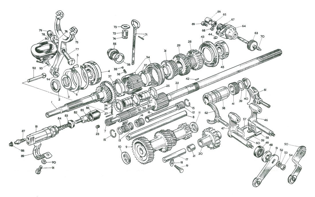 Nash Metropolitan Transmission Parts | Metropolitan Pit Stop